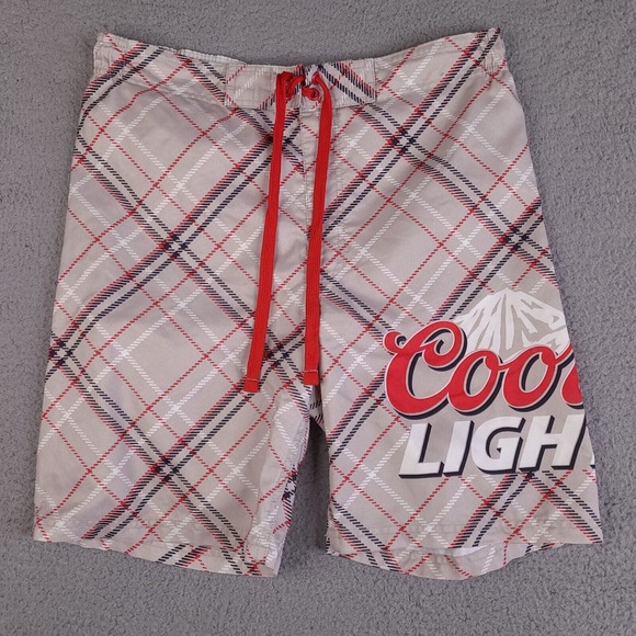 Coors Light | Swim | Coors Light Board Swim Shorts Mens Small Gray ...